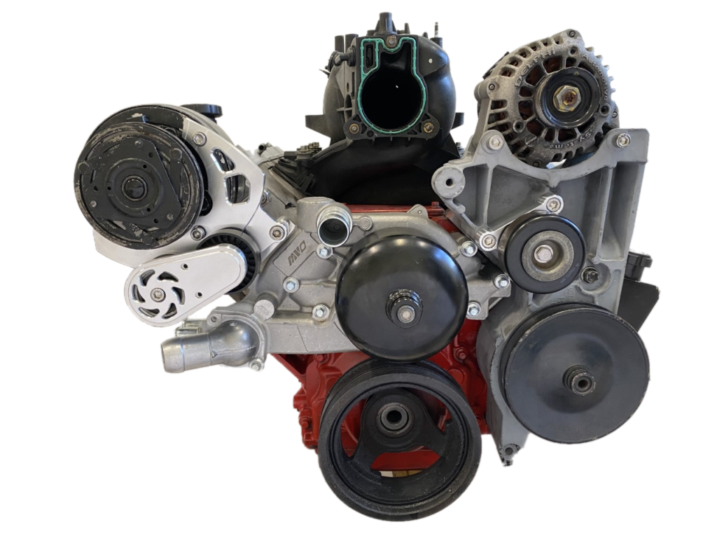 LS AC Bracket Using LS1 Water Pump & R4 Compressor Truck Balancer ...