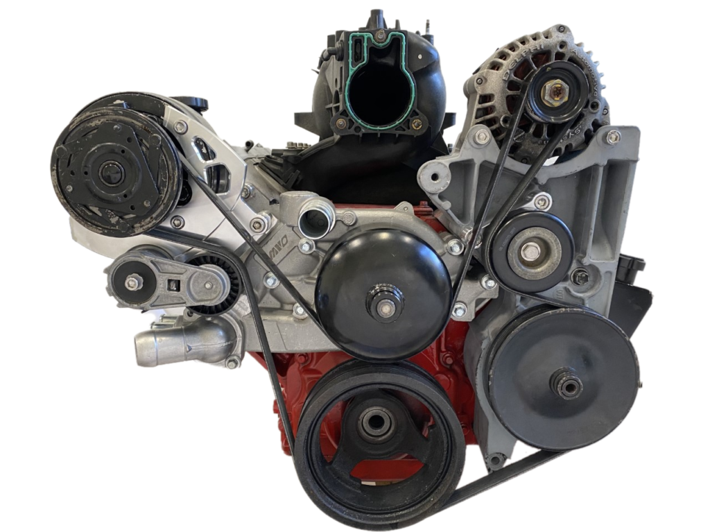 LS AC Bracket Using LS1 Water Pump & R4 Compressor Truck Balancer ...