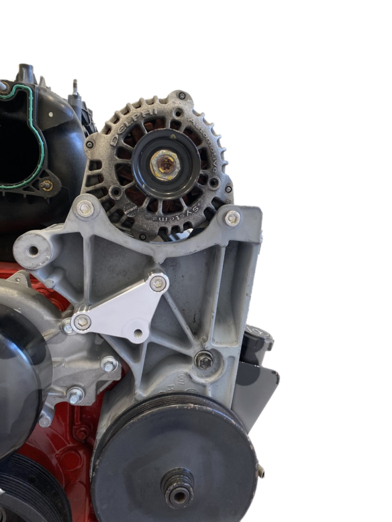 LS AC Bracket Using LS1 Water Pump & R4 Compressor Truck Balancer ...