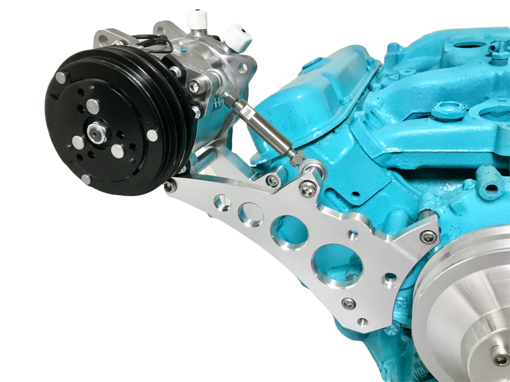 Pontiac A/C Bracket 350 400 428 455 using Sanden 508 Compressor - Chap ...