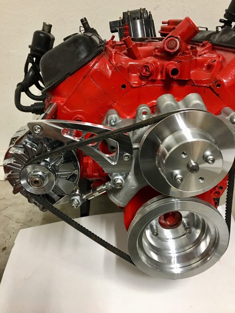 Big Block Chevy Alternator Bracket New Mid Mount Circle BBC LWP 390 427 ...