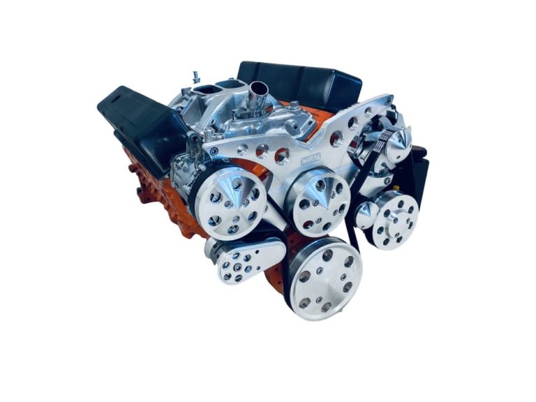 SBC Serpentine Pulley Conversion Kit ALT PS AC - Chap Performance