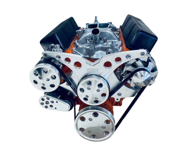 SBC Serpentine Pulley Conversion Kit ALT PS AC - Chap Performance